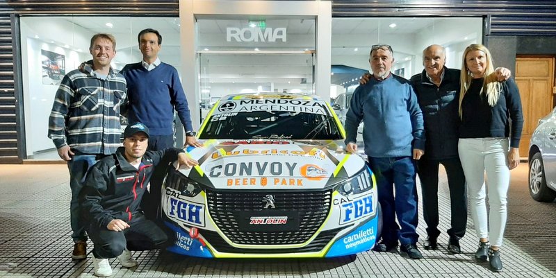 El retorno del campeón, Gonza Antolín presentó su nuevo auto para el TN ...